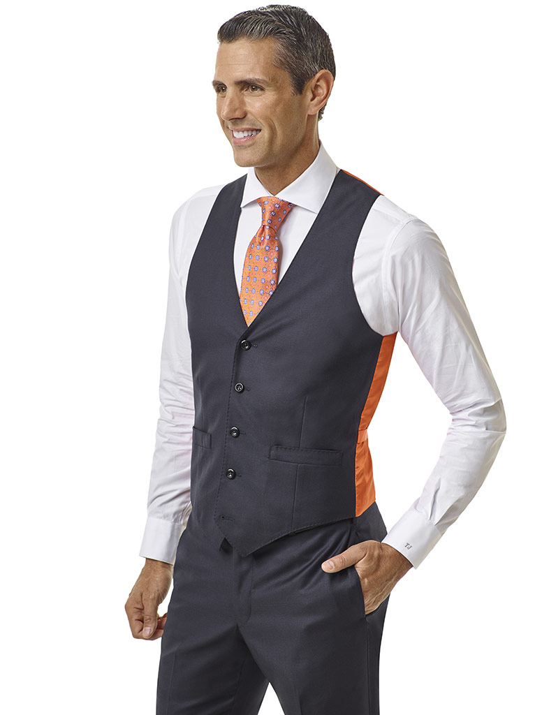 Navy Solid Holland and Sherry Royal Mile | Tom James Company