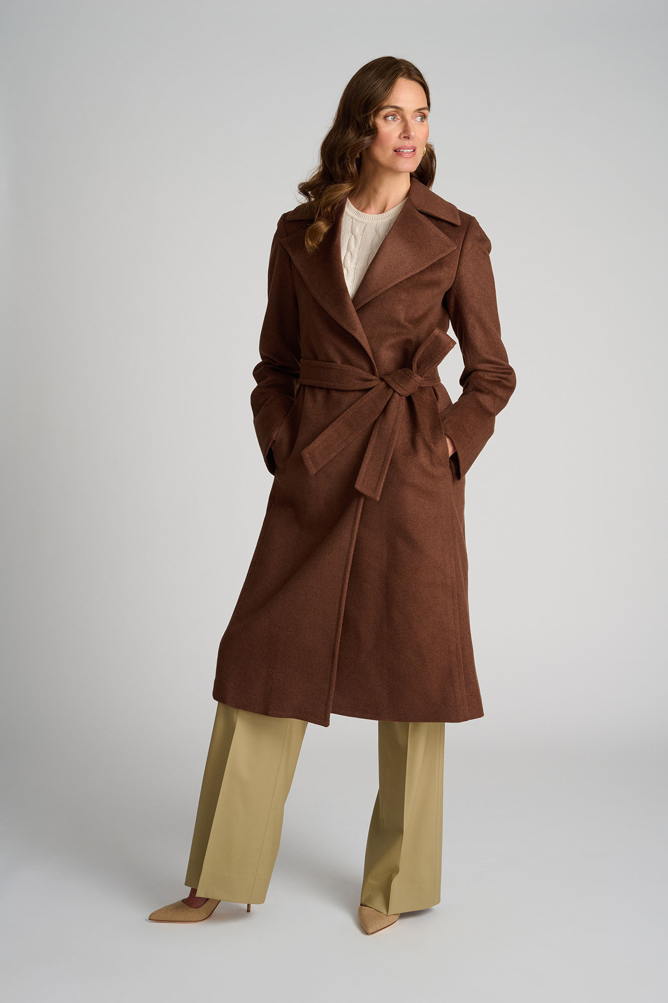 Brown Katie Topcoat | Tom James Company